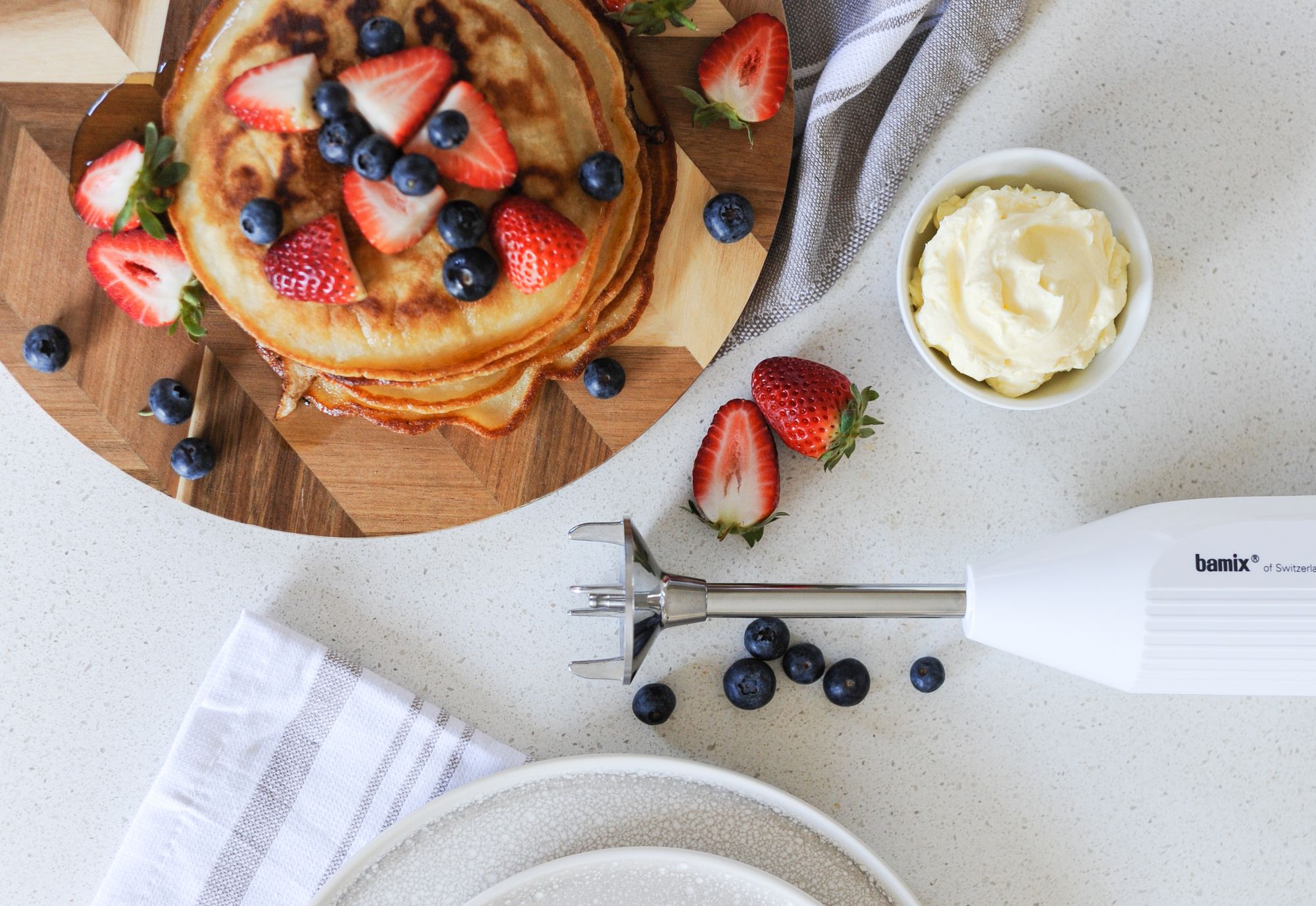 Bamix Mono Immersion Blender 140W White