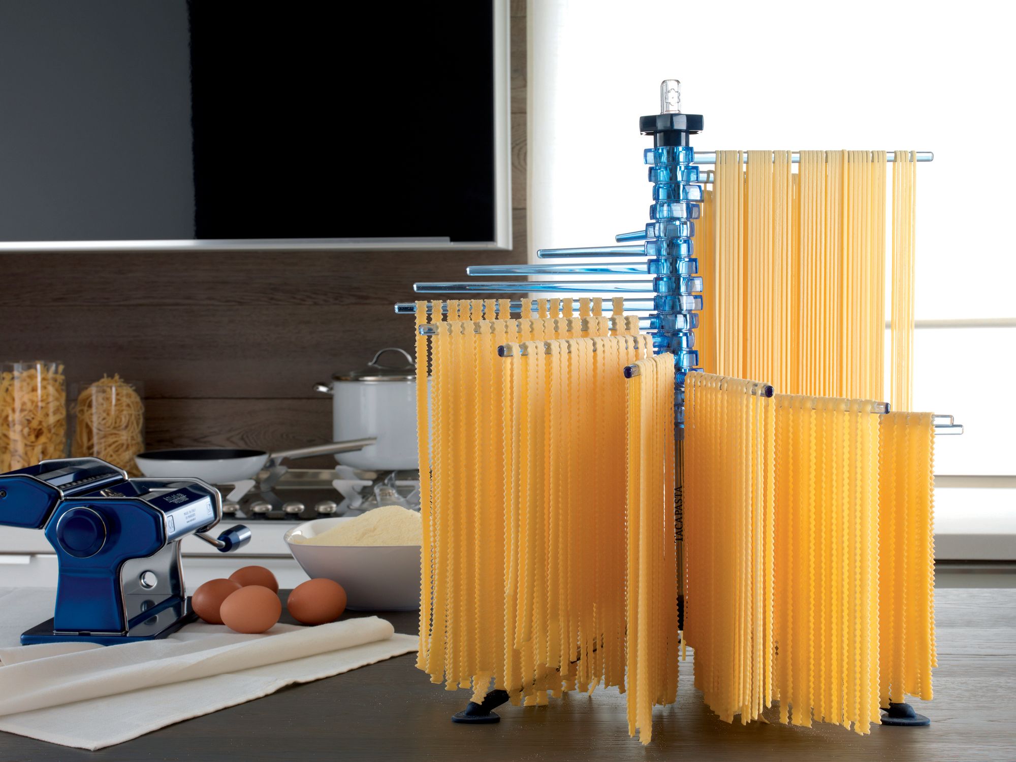 Marcato Pasta Drying Rack "Tacapasta" - Blue